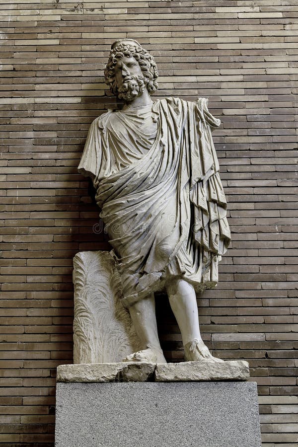 Marble Statue of Serapis or Pluto Editorial Photo - Image of roman ...