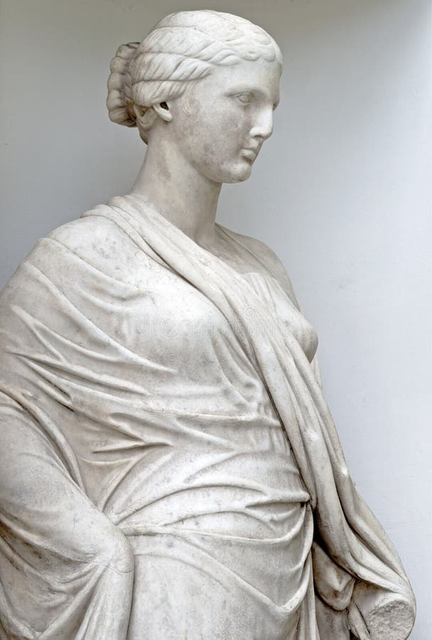 A marble statue of a woman stock image. Image of culture - 80875783
