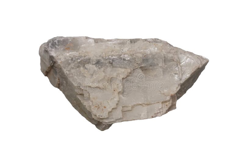 Marble Stone Isolated on White Background. Stock Photo - Image of ...