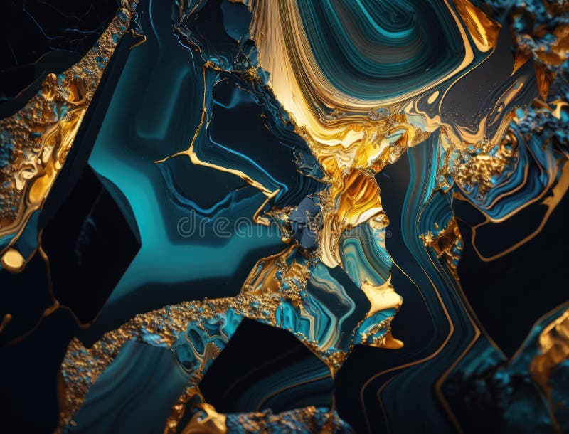 Marble Stone Texture Background Material with Elements of Semi-precious ...