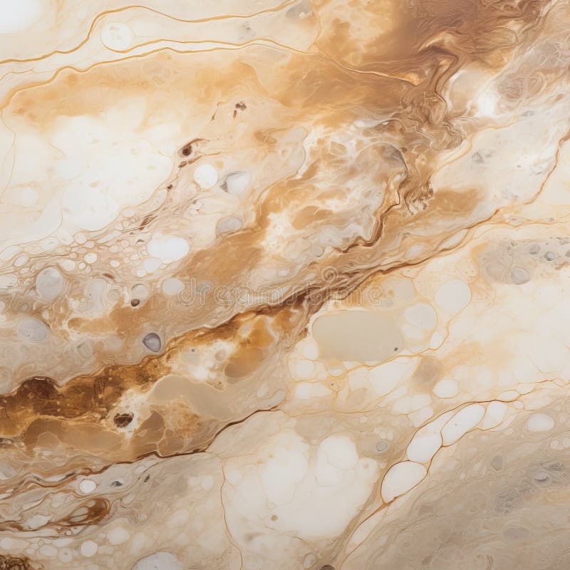Slimy Marble: a Beautiful Brown Colored Large Scale Abstraction Stock ...