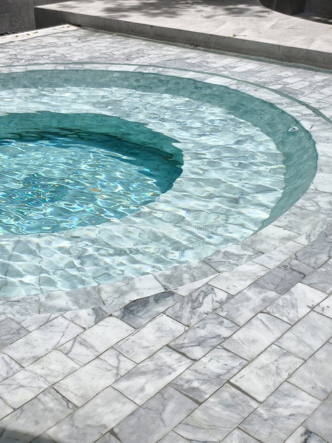 Marble Swimming Pool Looks Clean Stock Photo - Image of water, abstract ...