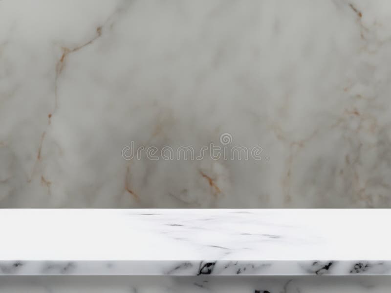 Marble Table Top for Display Your Product Stock Illustration ...