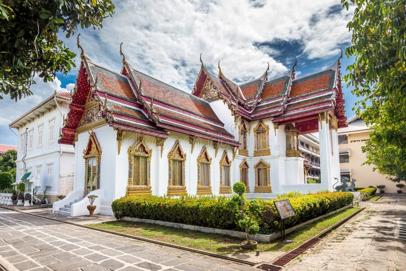 The Marble Temple ( Wat Benchamabophit ), Bangkok, Thailand Stock Photo ...