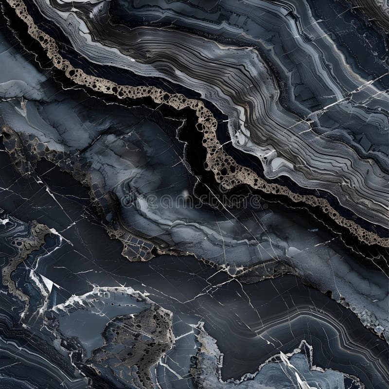 Marble Texture in Anthracite Colors. Elegant Square Background Stock ...