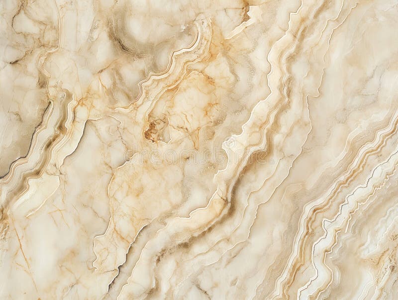 Marble Texture with Beige and Brown Veins Stock Image - Image of ...