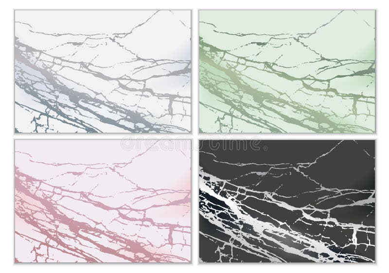 Marble Texture Collection. Abstract Graphic Lines. Stock Vector ...