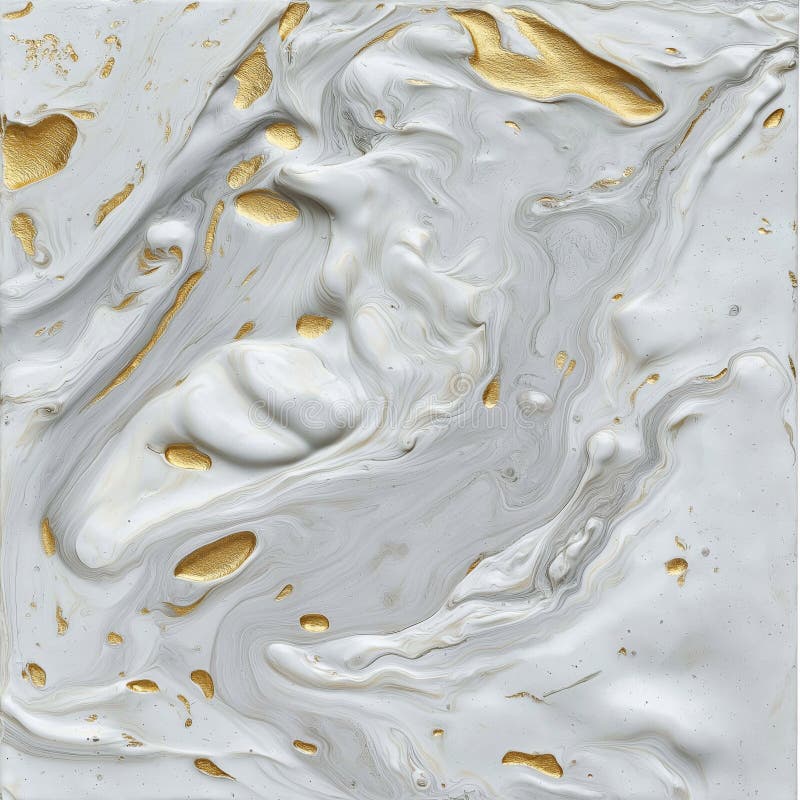 Marble Texture with Gold Accents in Swirling Abstract Design Stock ...