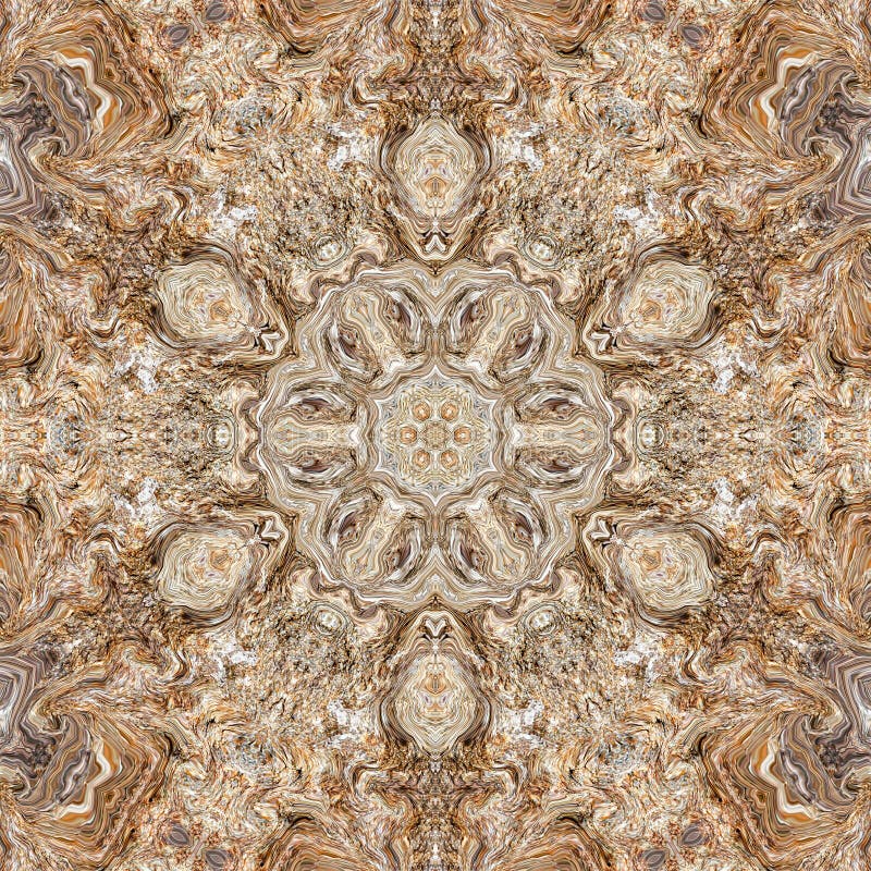 Marble Texture Granite Kaleidoscope Abstract. Symmetry Stock ...