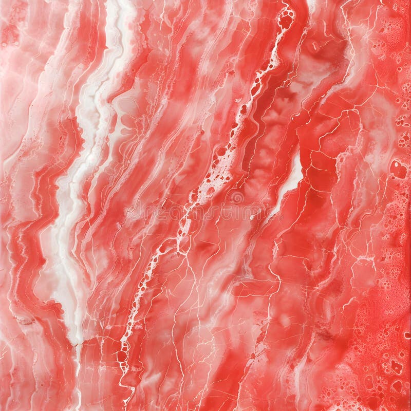 Marble Texture in Light Red Colors. Elegant Square Background Stock ...