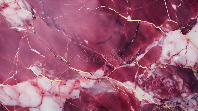 Marble Texture in Ruby Colors. Elegant Background Stock Illustration ...