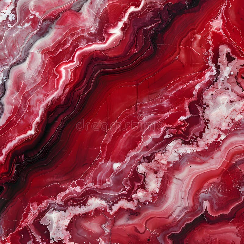 Marble Texture in Ruby Colors. Elegant Square Background Stock ...