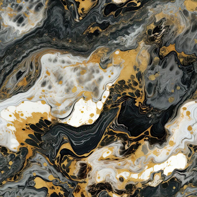 Marble Texture Seamless Pattern Stock Illustration - Illustration of ...