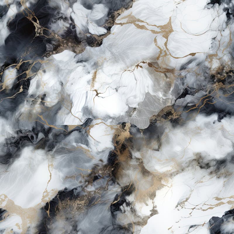 Marble Texture Seamless Pattern Stock Illustration - Illustration of ...