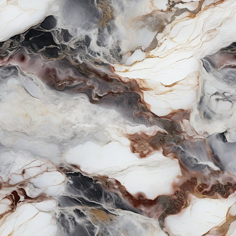 Marble Texture Seamless Pattern Stock Illustration - Illustration of ...