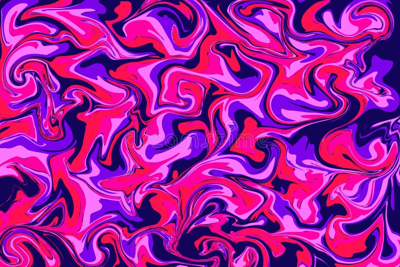 Marble Texture in Neon Red, Violet, Blue Color Background Vector Stock ...