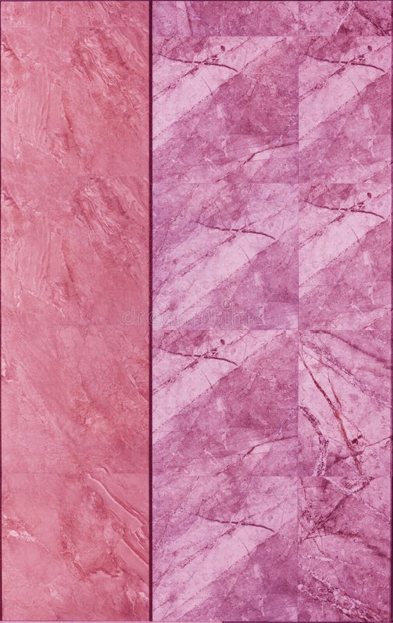 Marble Tile Wall Texture in Pink Color Stock Image - Image of geometric ...