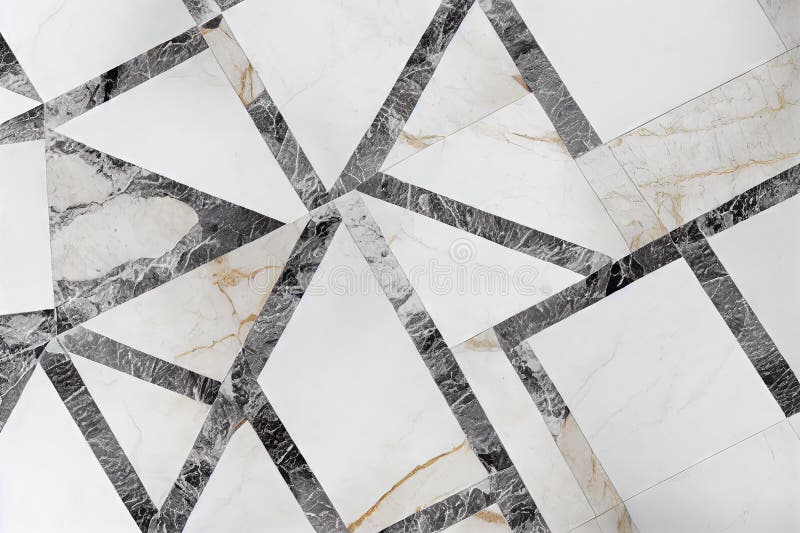 Marble Tiles of Golden Color Modern Interior Pattern. Stock ...