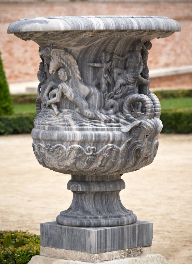 Marble vase stock image. Image of detail, textured, ornate - 8666823