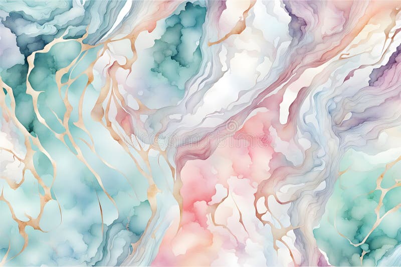 Marble Watercolor Texture Background Wallpaper. Decoration Room Wall ...