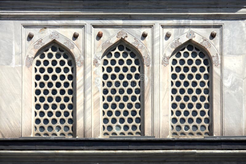 Marble window stock image. Image of architecture, architectural - 76764591