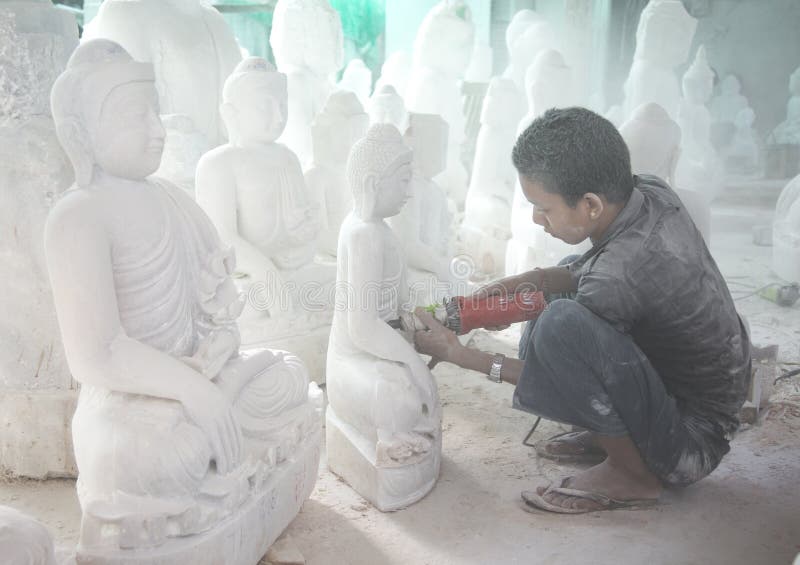 Marble Worker stock photo. Image of granite, carving, antonio - 251442