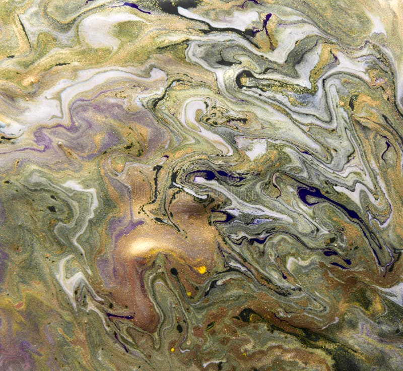 Marbled Abstract Background. Liquid Marble Pattern. Colorful Marble ...