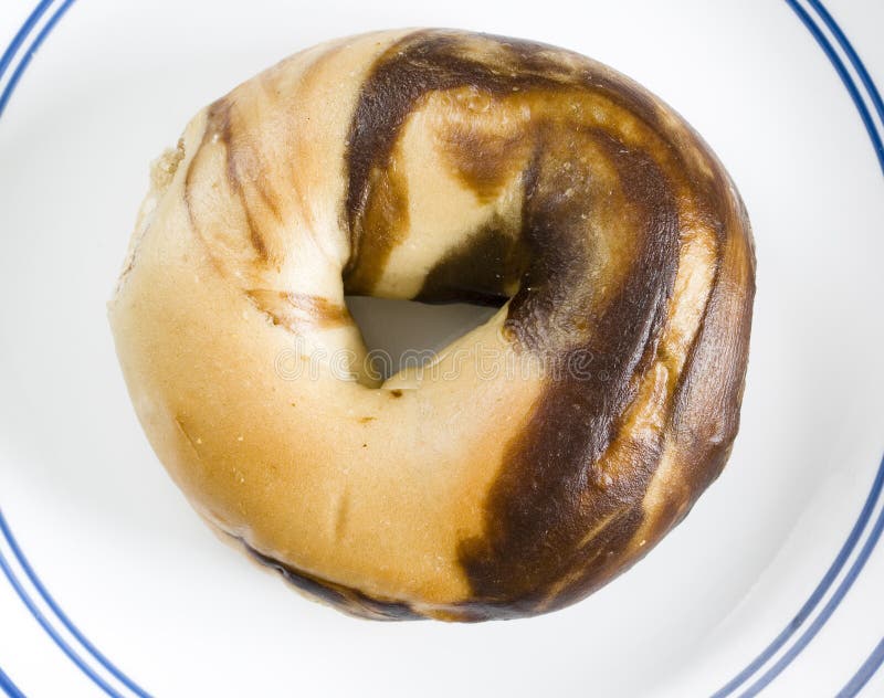 Marbled bagel stock photo. Image of detail, food, beige - 14855506