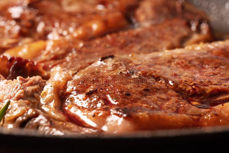 Marbled beef stock image. Image of ribeye, fresh, cooking - 203033745