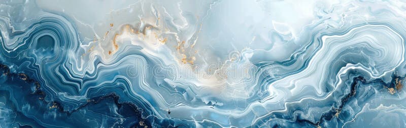 Marbled Blue and White Stone Texture: Seamless Panoramic Banner ...