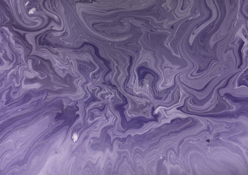 Marbled Purple Abstract Background with Golden Sequins. Liquid Marble ...