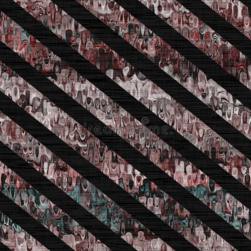 Marbled Rustic Blotch Stripe Woven Pattern Background. Worn Blue Red ...