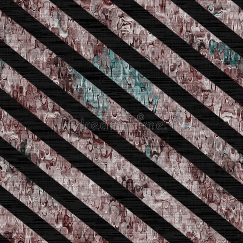 Marbled Rustic Blotch Stripe Woven Pattern Background. Worn Blue Red ...