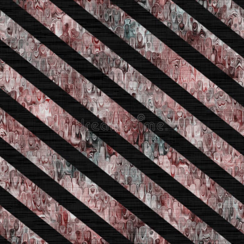 Marbled Rustic Blotch Stripe Woven Pattern Background. Worn Blue Red ...