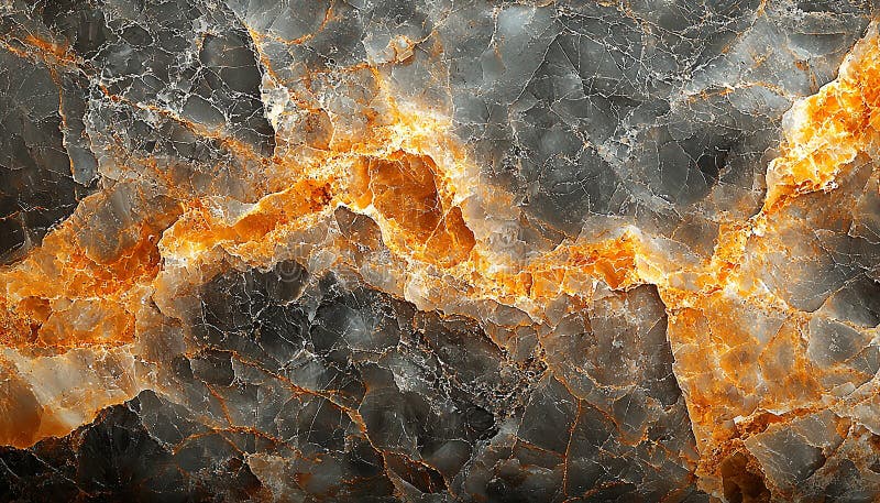 Marbled Stone Pattern on Dark Rough Granite Wall Generated by AI Stock ...