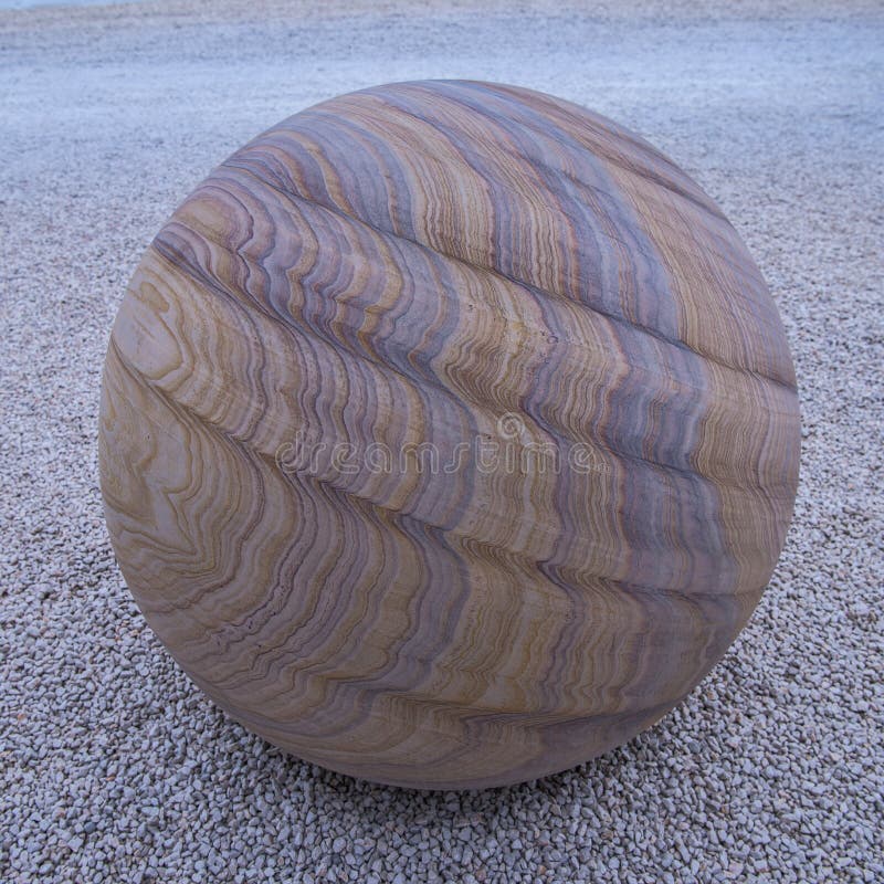 Stone sphere stock image. Image of cave, stone, room - 23676763