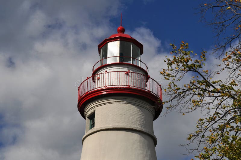 Marblehead Lighthouse, Ohio USA Editorial Image - Image of north, frame ...