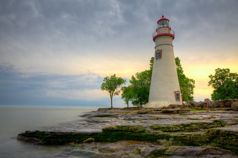Marblehead Sunrise stock image. Image of rocky, beacon - 24512043