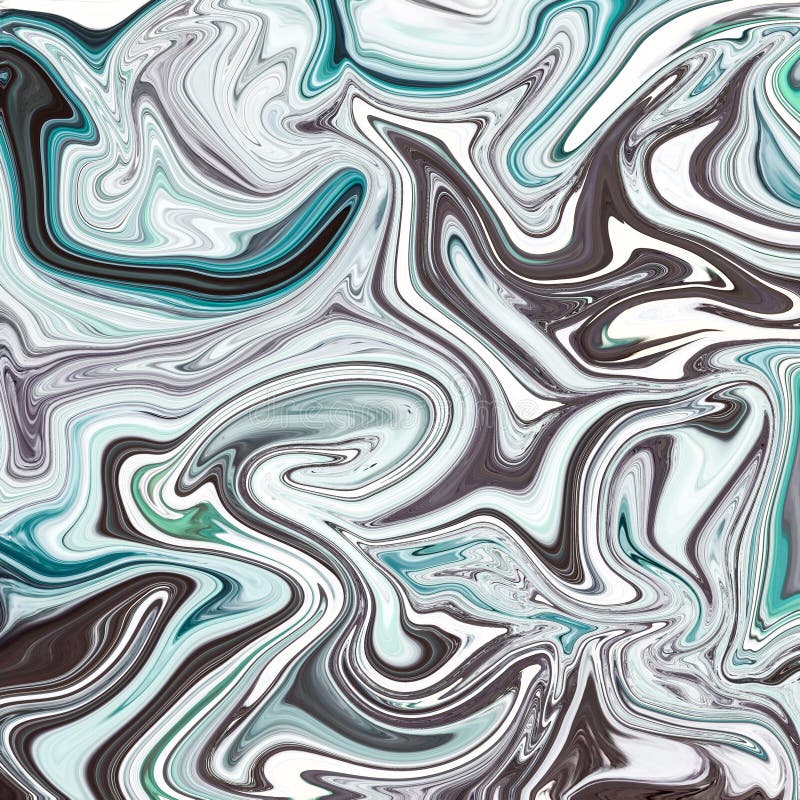 Marbleized Pattern Abstract Painting Background. Liquid Marbling Paint ...