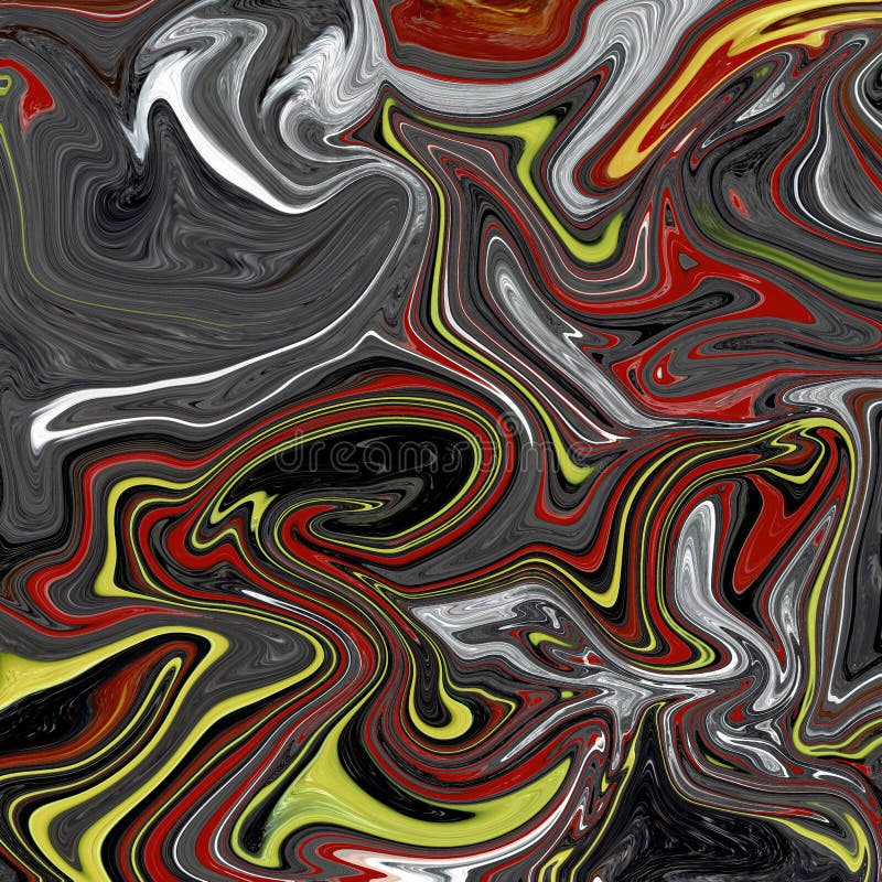 Marbleized Pattern Abstract Painting Background. Liquid Marbling Paint ...