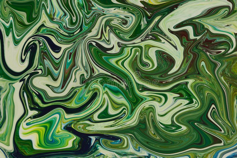 Marbleized Pattern Abstract Painting Background. Liquid Marbling Paint ...