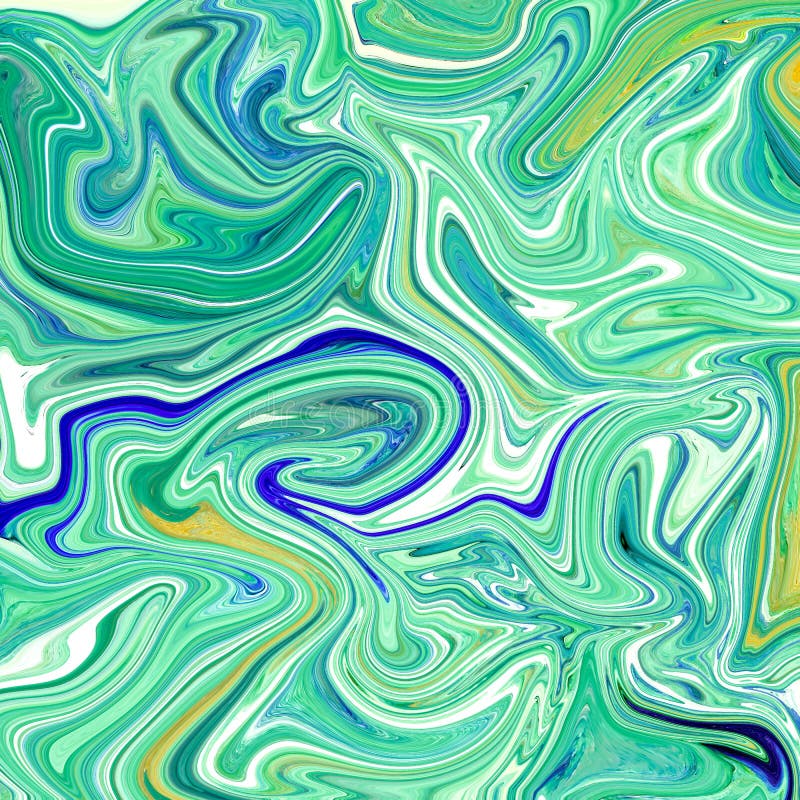 Marbleized Pattern Abstract Painting Background. Liquid Marbling Paint ...