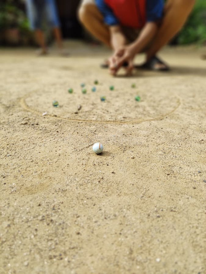 Traditional Game of Marbles Stock Photo - Image of nature, traditional ...