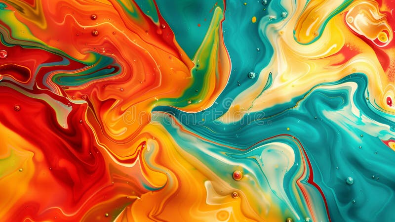 Marbling. Marble Texture Paint Splash. Abstract Colored Background ...