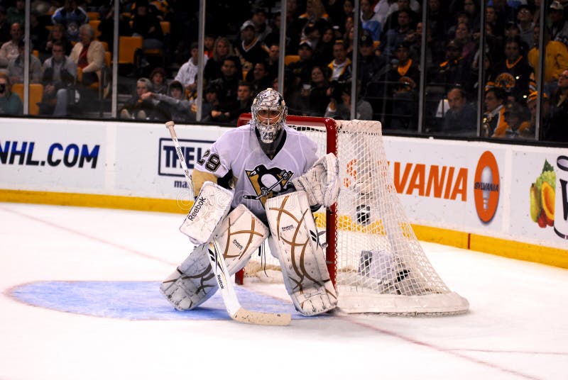 Marc-Andre Fleury Pittsburgh Penguins Goalie Editorial Image - Image of ...