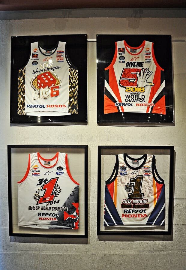 Marc Marquez Museum-2019 editorial stock photo. Image of bike - 143214868