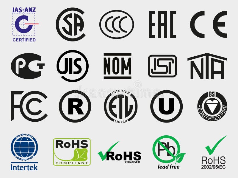 Marca De Certificación Internacional Imagen editorial - Ilustración de ...