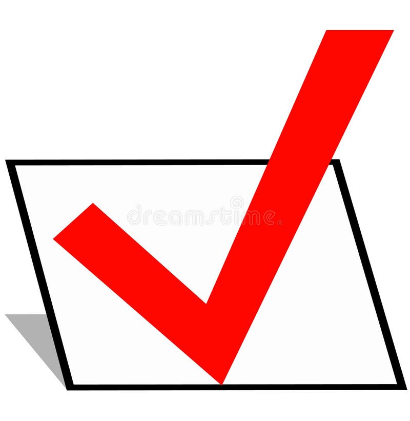 Marca de cotejo stock de ilustración. Ilustración de marca - 807109