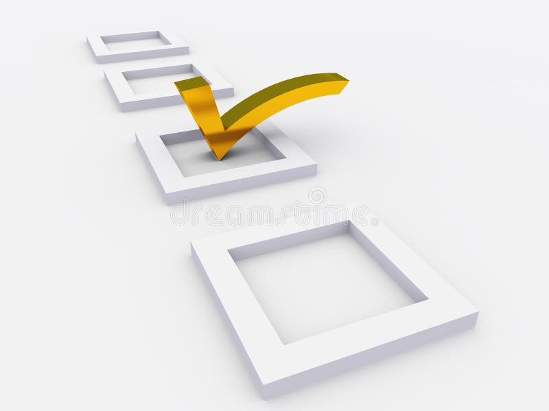 Item Verde De La Marca De Cotejo Stock de ilustración - Ilustración de ...