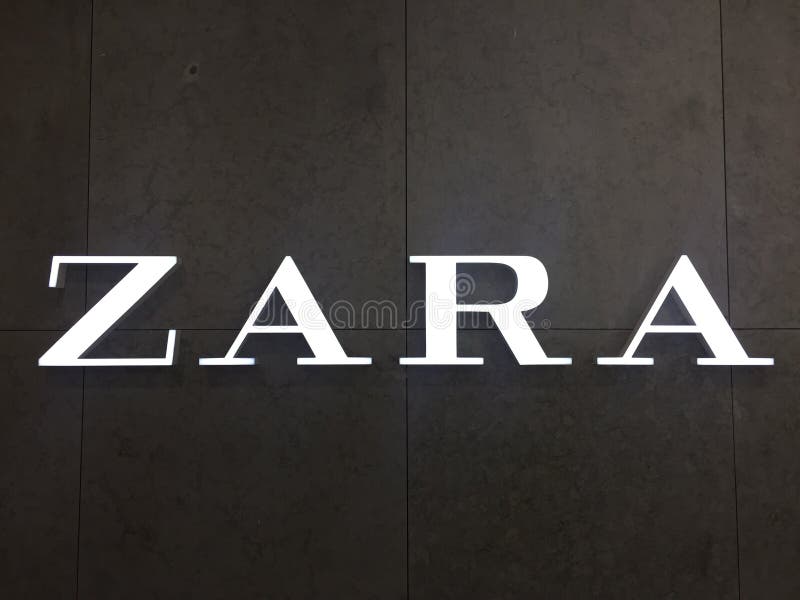 Marca de Zara fotografía editorial. Imagen de marca - 104925852